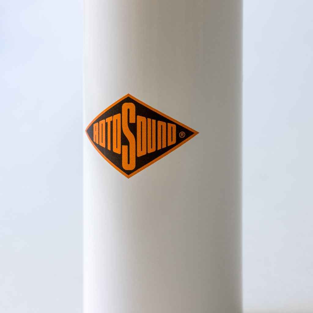 Rotosound Logo Water Bottle in White • Rotosound Music Strings