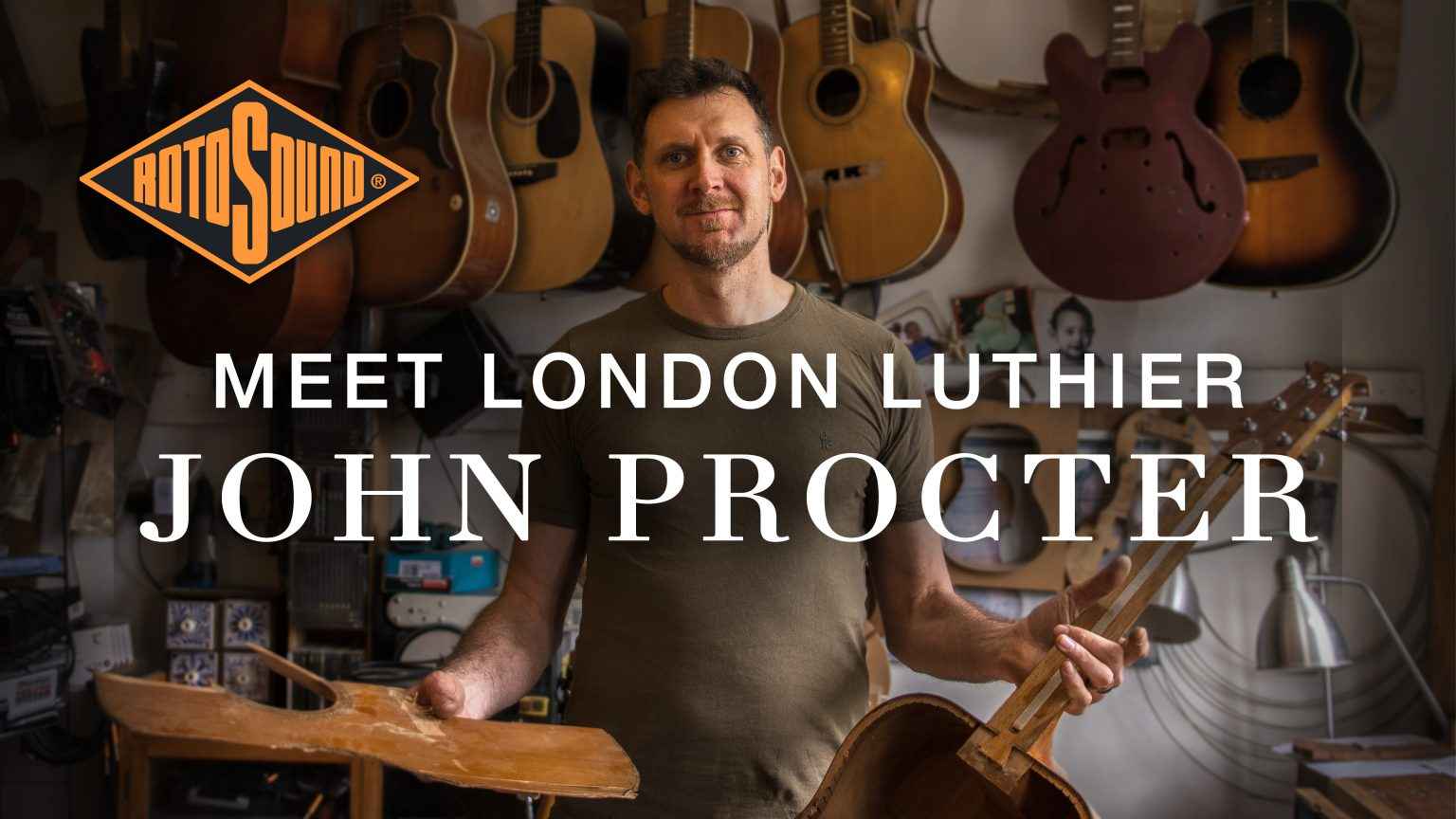 Inside the workshop of luthier John Procter • Rotosound Music Strings