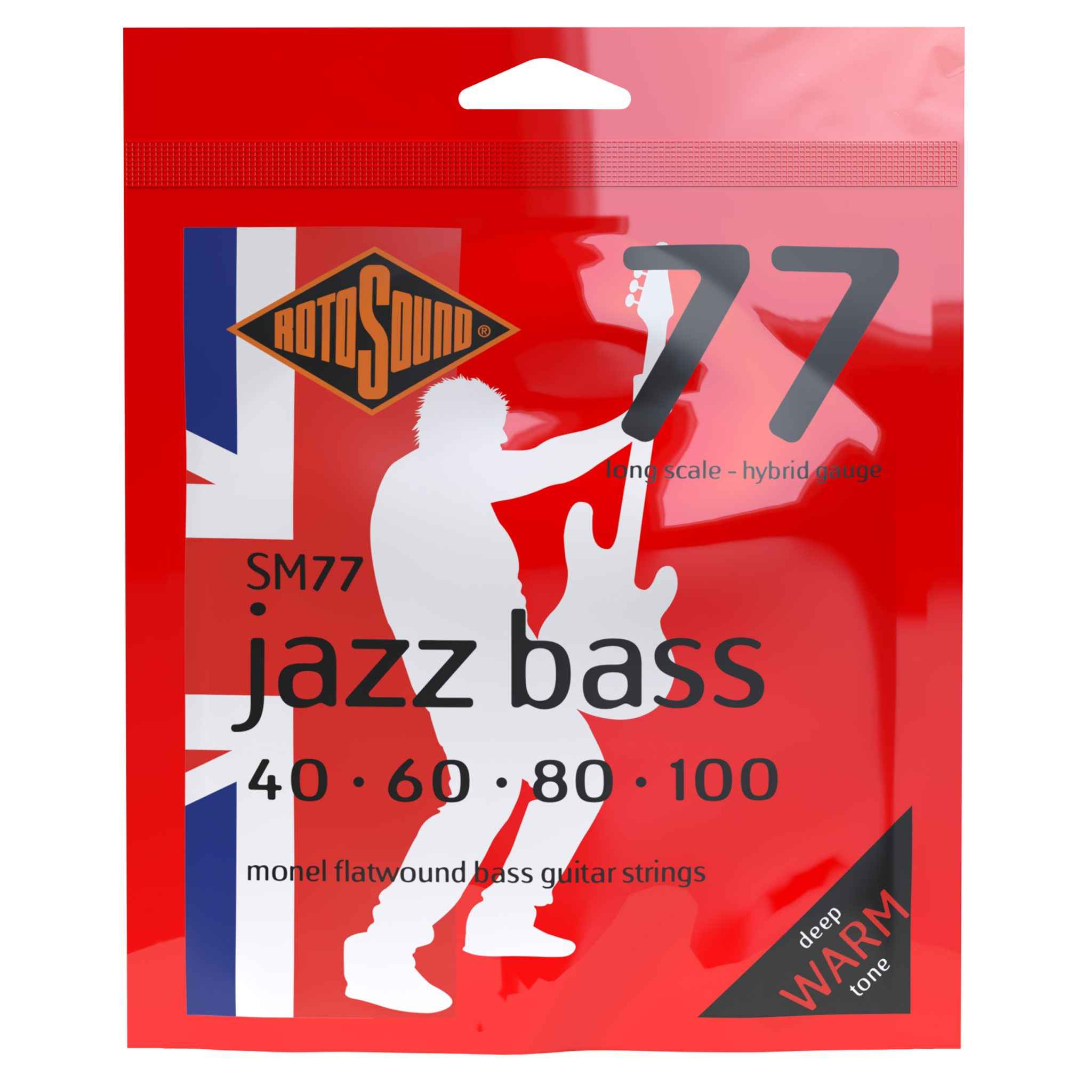 Jazz Bass 77 Hybrid | 40-100 • Rotosound Music Strings